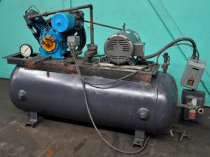 Dresser 5 HP Two-Stage 80 Gallon Horizontal Air Compressor - Norman ...