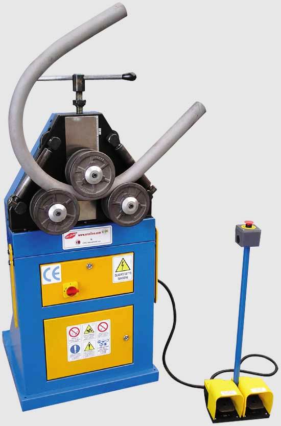 Ercolina 1 1/2" x 1/4" Angle Roll Section Bender, CE35 - Norman Machine Tool