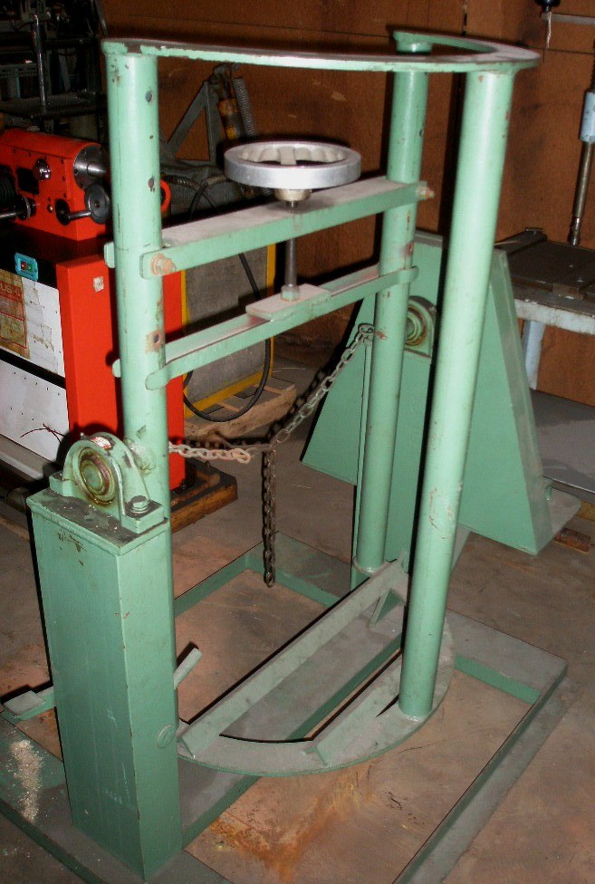American 55 Gallon Drum Lifter - Norman Machine Tool