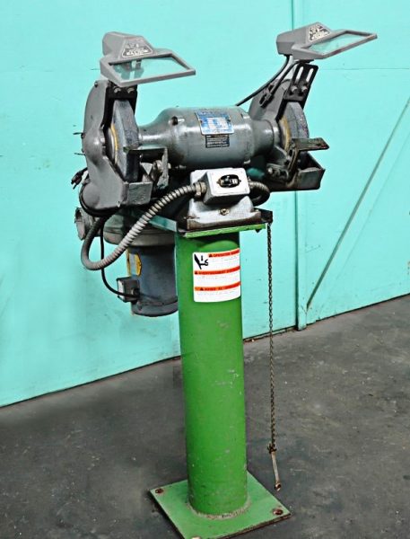 Baldor 10" Industrial Deluxe Pedestal Grinder/Buffer with Dust ...