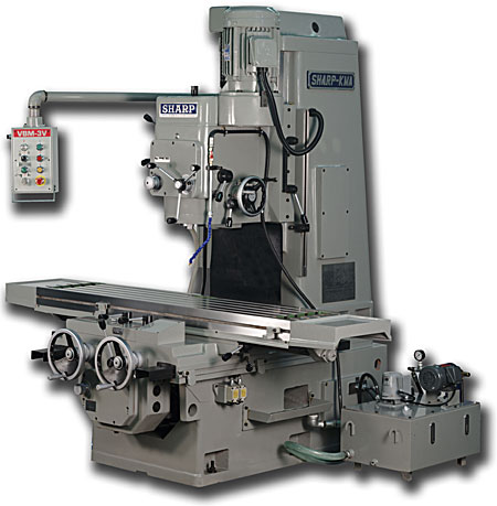 Sharp 15" x 40" Heavy Duty Bed-Type Vertical Mill, KMA-1 - Norman ...
