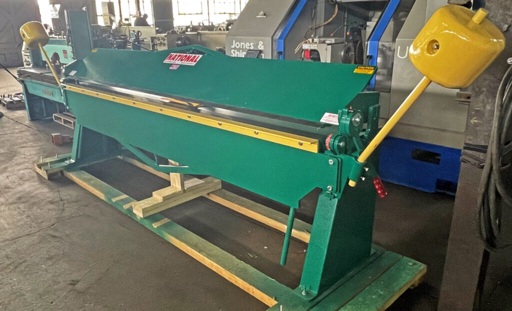 National 10' x 16 Gauge Hand Brake, N12016 - Norman Machine Tool