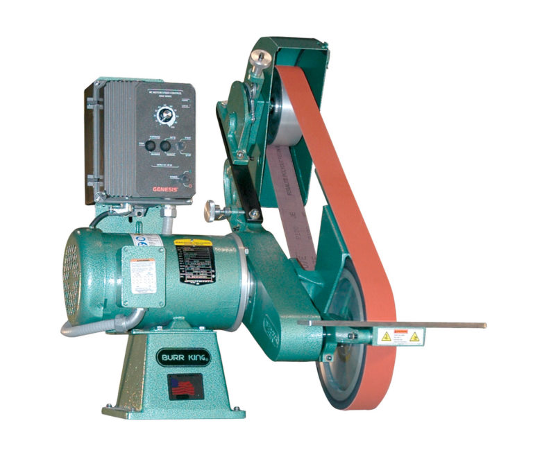 Burr King 2" x 72" Single Speed Two Wheel Belt Grinder, 960-272 (99330 ...