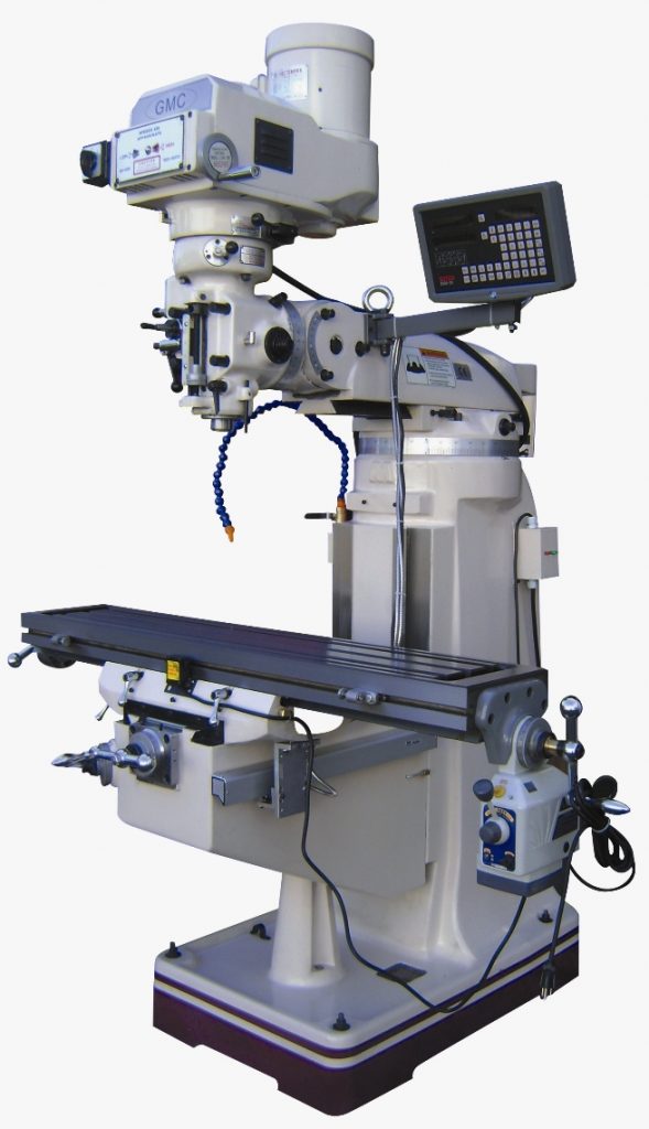 GMC 9" x 49" Vertical Knee Type Milling Machine, GMM-949V-PKG - Norman ...