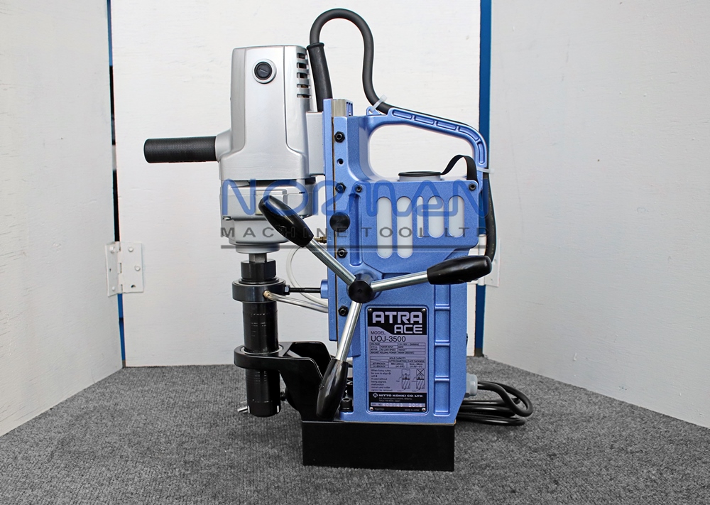 Nitto Kohki 1 3/8" x 2" Manual Feed Magnetic Drill, UOJ-3500 - Norman ...