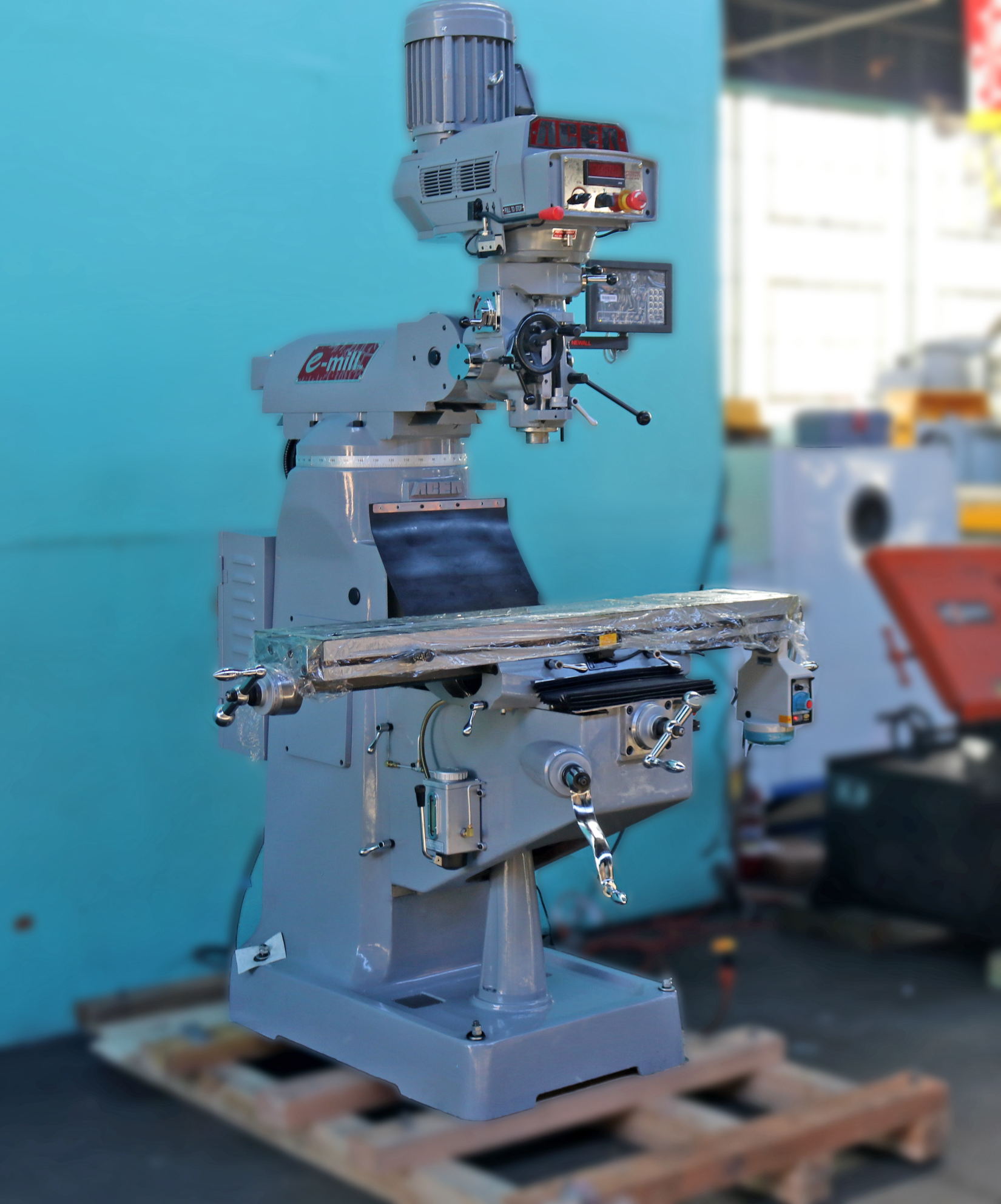 Acer 3VS-II 9″ x 49″ E-Mill Vertical Milling Machine - Norman Machine Tool