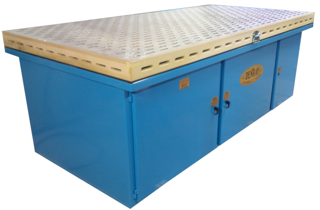 Denray 48" x 96" Wood Sanding Down Draft Table, 9600B - Norman Machine Tool