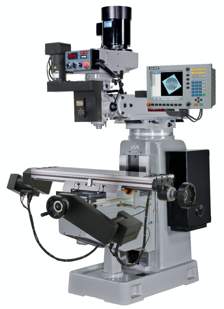Kent 12" x 50" CNC Knee Mill with Acu-Rite MillPwr G2 Control, KTM-4VKF ...