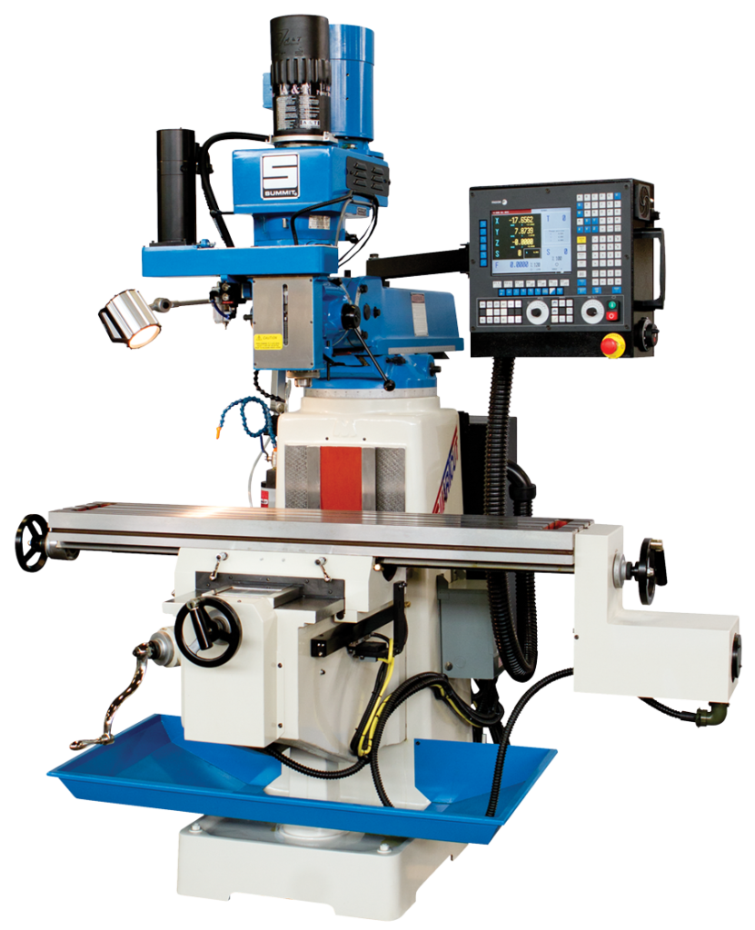 Summit SmartCut 10" x 54" CNC Vertical Mill, SC EVS-350B - Norman ...