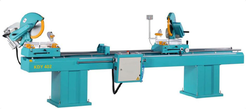 Aslan 16" Semi-Automatic Double Miter Non-Ferrous Aluminum Saw with ...