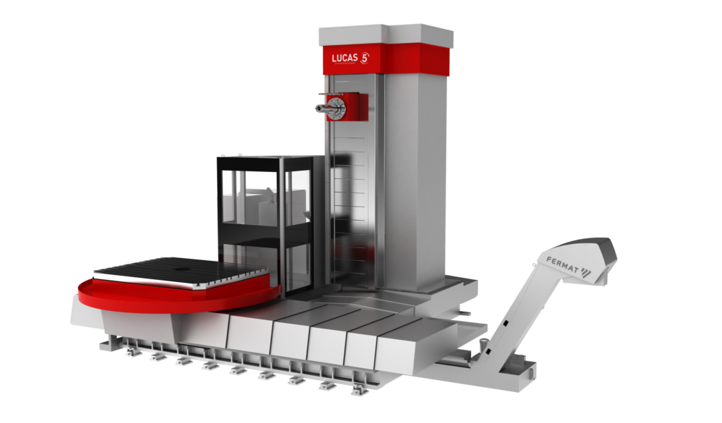 Lucas Precision CNC Horizontal Boring Mill, WFT 13R - Norman Machine Tool