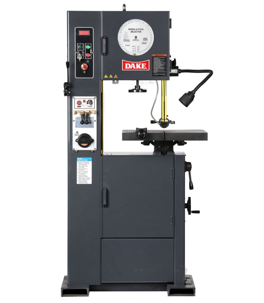 Dake 15 1/2" Industrial Vertical Band Saw, V-16 - Norman Machine Tool