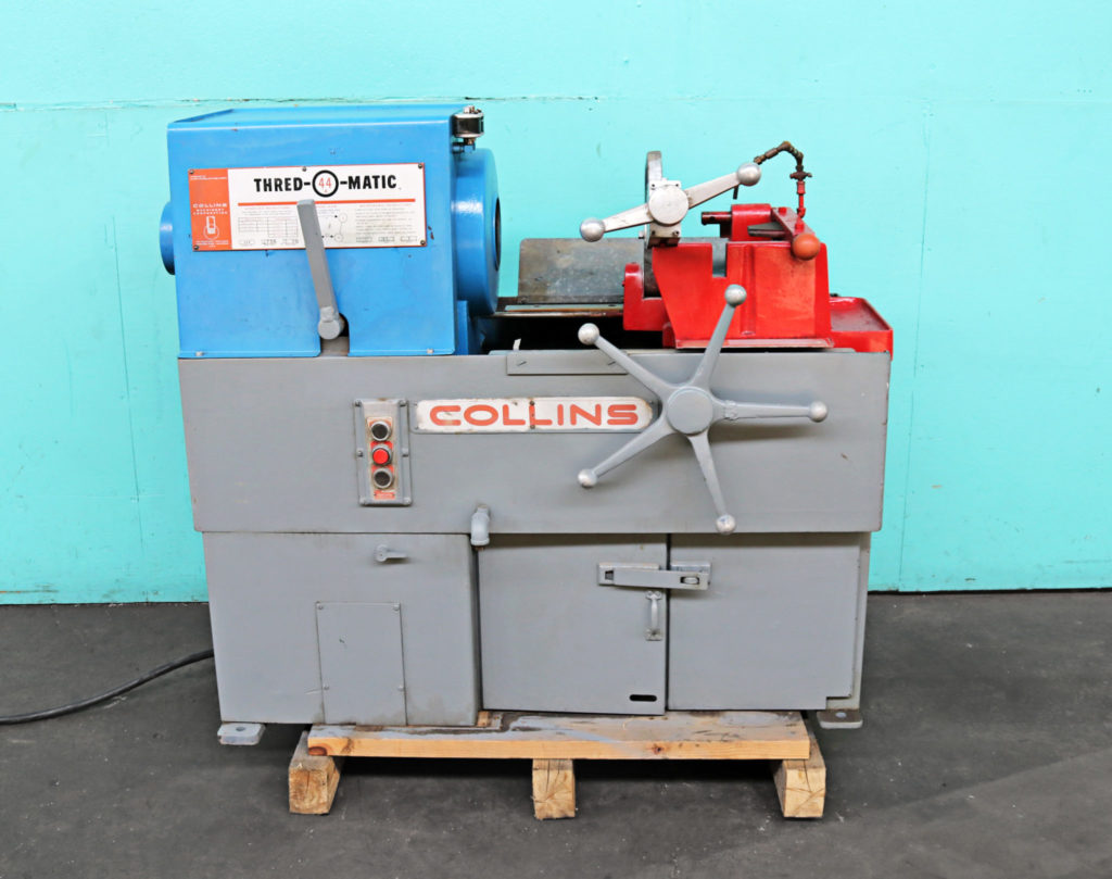 Collins 4" Thread-O-Matic Pipe Threading Machine, 44A - Norman Machine Tool