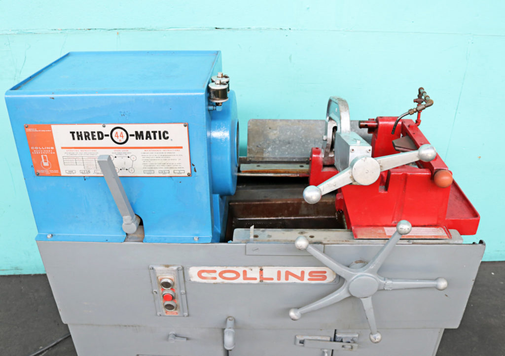 Collins 4" Thread-O-Matic Pipe Threading Machine, 44A - Norman Machine Tool