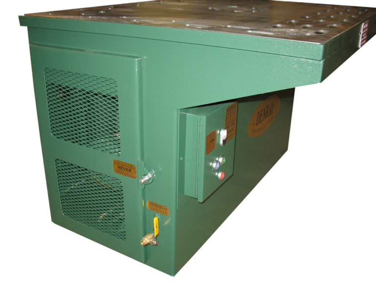Denray 36" x 48" Sit Down Downdraft Table, 3648SDG - Norman Machine Tool