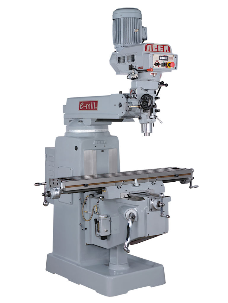 Acer E-Mill 50" x 10" Vertical Milling Machine, 3VK - Norman Machine Tool