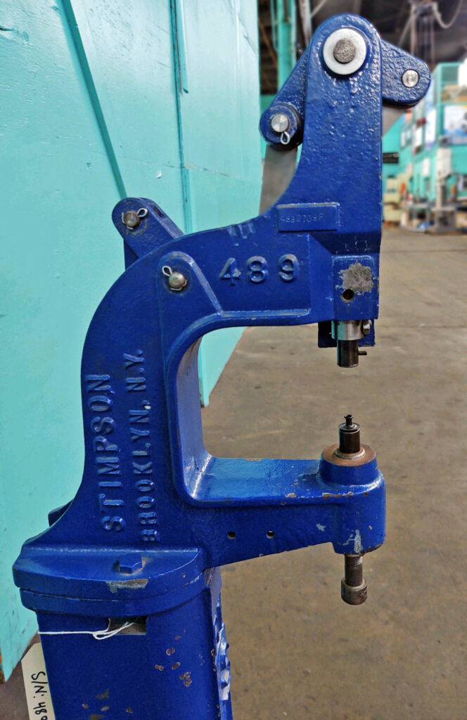 Stimpson R1 Foot Powered Rivet Machine - Norman Machine Tool