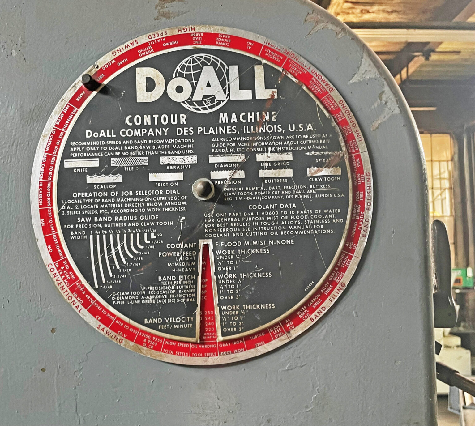 DoAll 36" Vertical Band Saw, 3613-0 - Norman Machine Tool