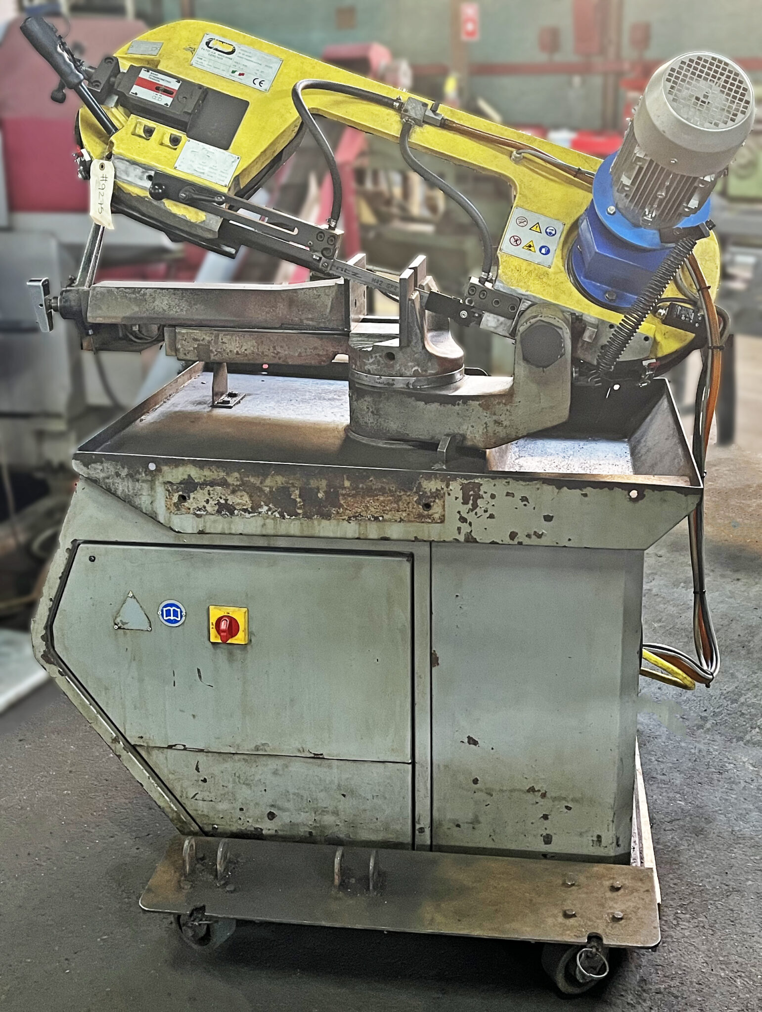 FMB Triton 9 1/2" Pull Down Horizontal Mitering Band Saw - Norman ...