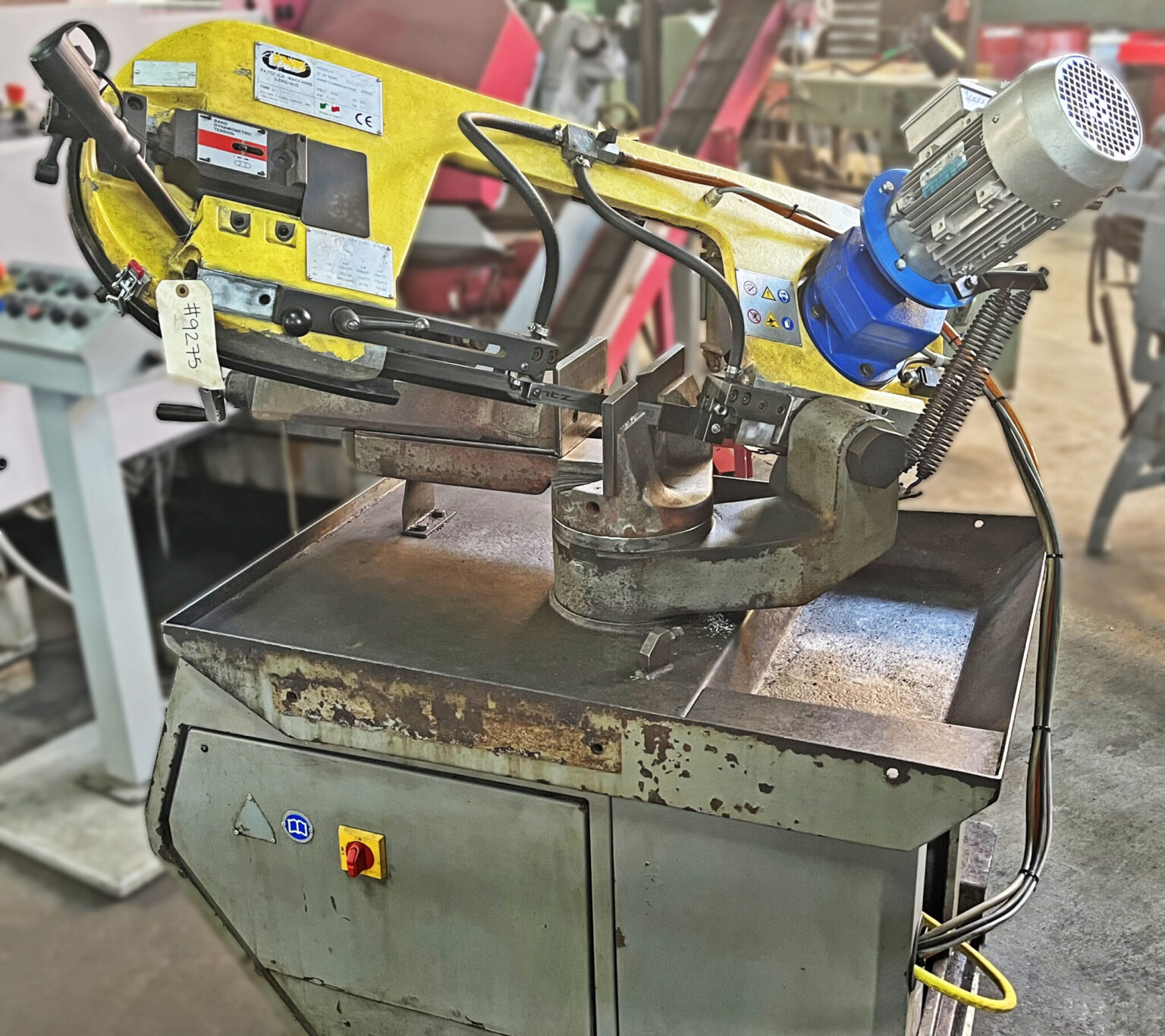 FMB Triton 9 1/2" Pull Down Horizontal Mitering Band Saw - Norman ...