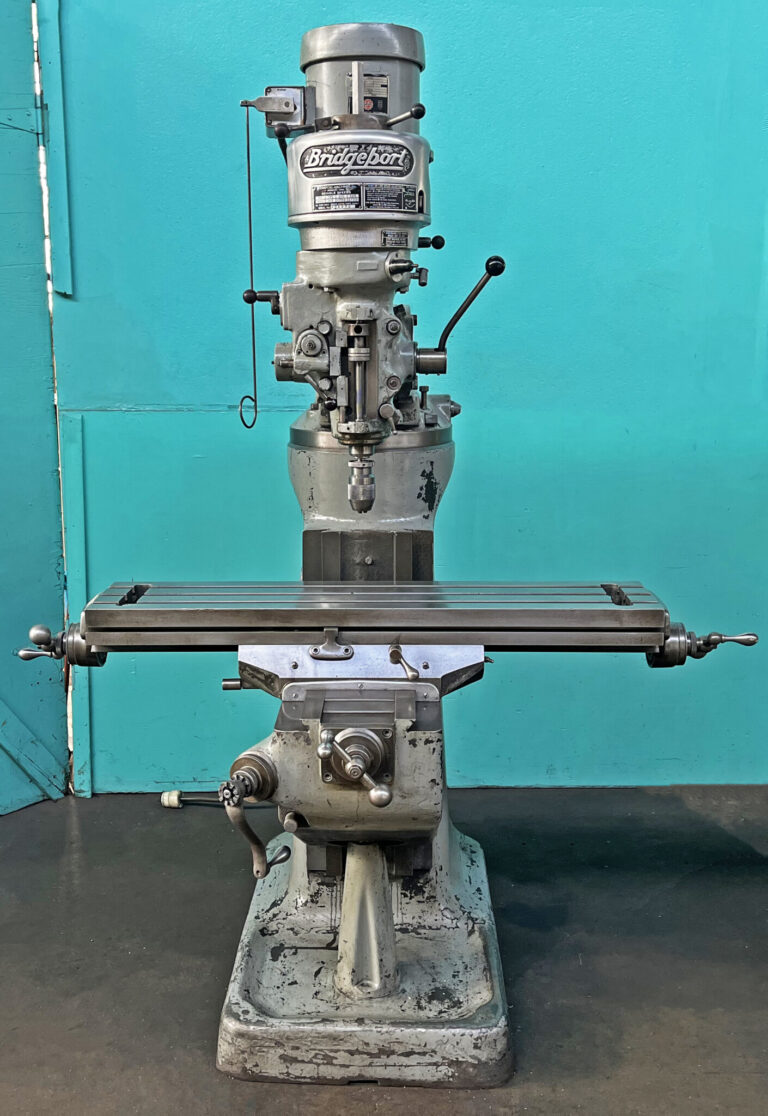 Bridgeport 9" x 42" Vertical Milling Machine, Series I - Norman Machine ...