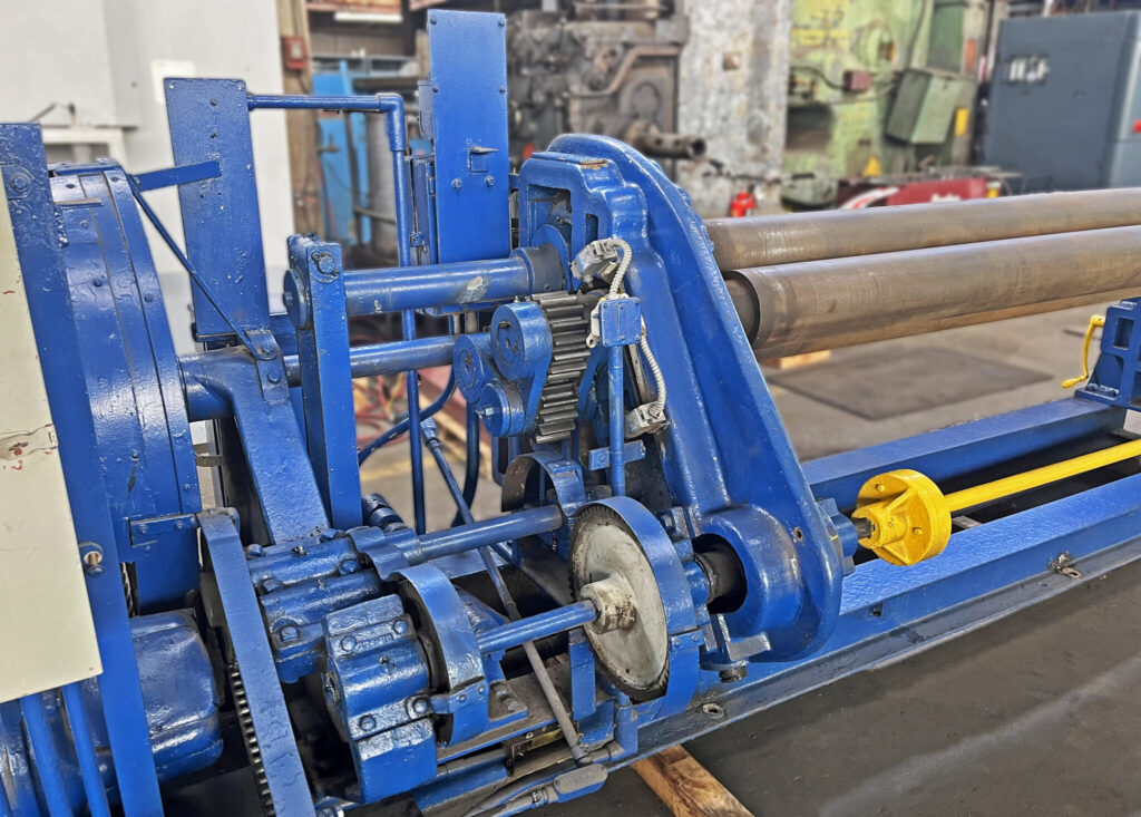 Rock River Machine Co. 8' x 3/16" Mechanical Initial Pinch Plate Roll ...