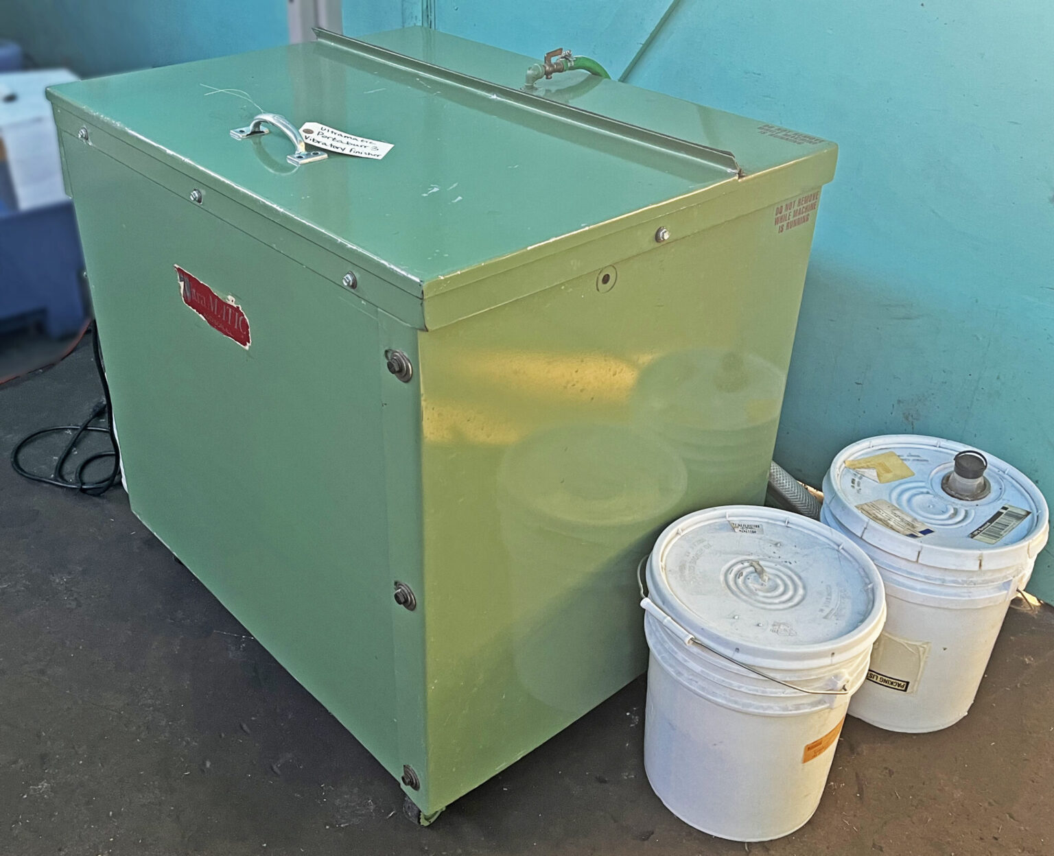 Ultramatic 3 Cu. Ft. Vibratory Finisher, Portaburr3 - Norman Machine Tool