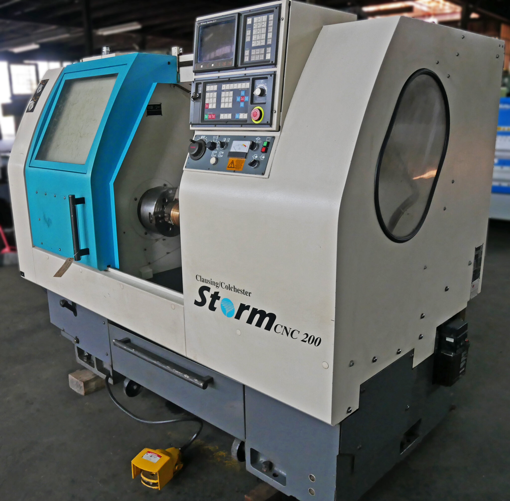 Clausing Colchester 20" 2-Axis 60° Slant-Bed CNC Lathe, Storm 200 ...