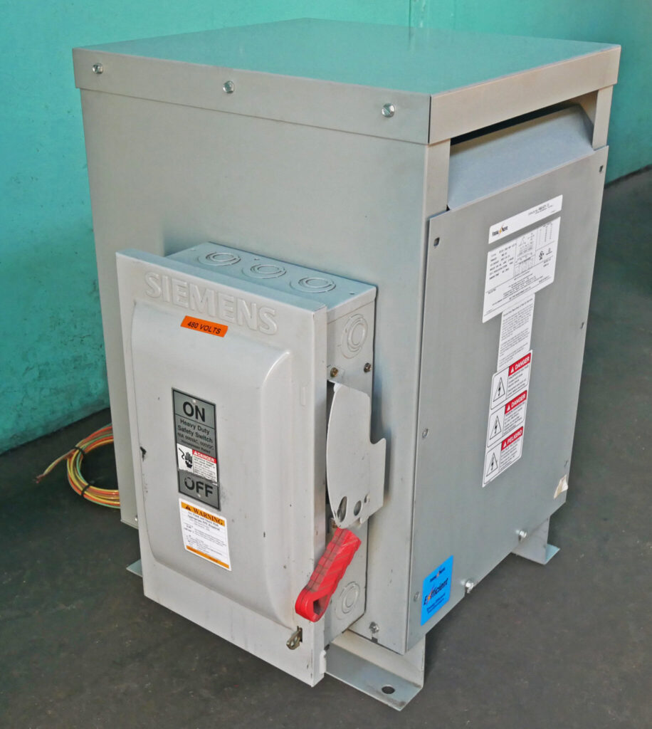Federal Pacific Series M 15 KVA Three Phase Dry Type Transformer, Model ...