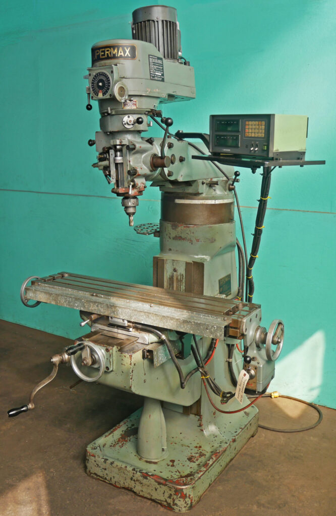 Supermax YCM Series 9" x 42" Vertical Knee Mill - Norman Machine Tool