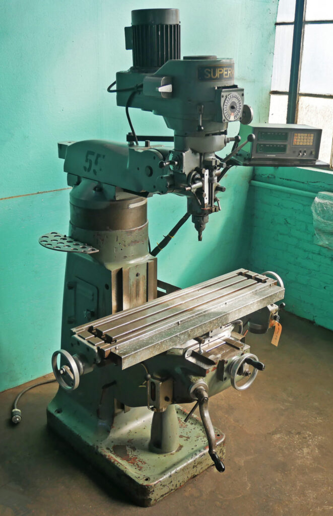 Supermax YCM Series 9" x 42" Vertical Knee Mill - Norman Machine Tool