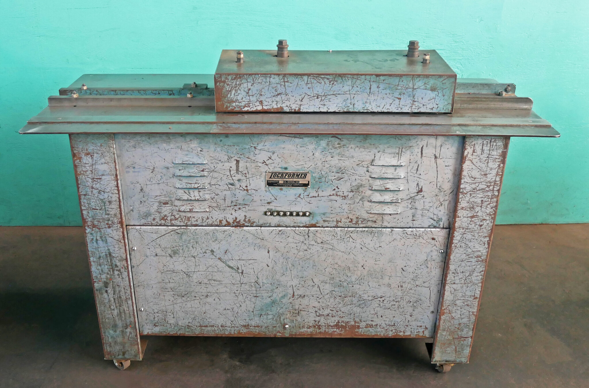 Lockformer 24 Gauge Button Punch Snap Lock Machine - Norman Machine Tool