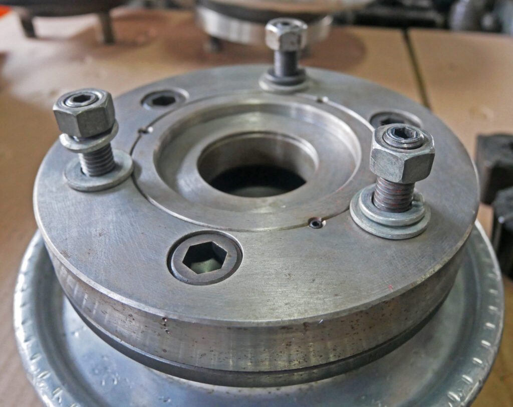 Jacobs 9" Front-Mounted Spindle Nose Lathe Collet Chuck with Rubber ...