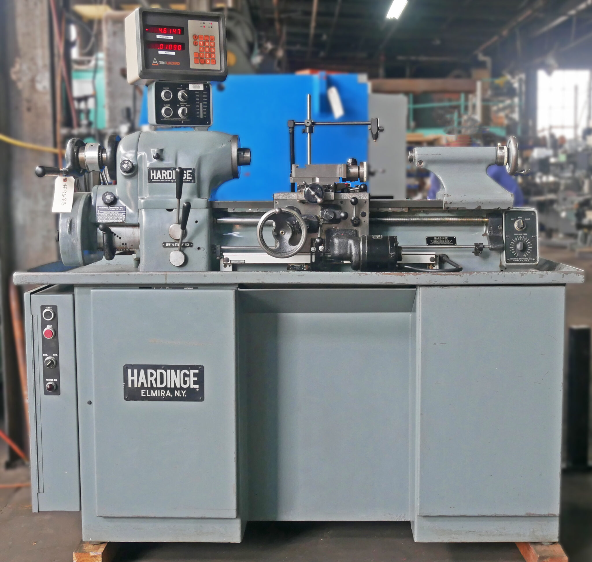 Hardinge 11" x 18" Super Precision Toolroom Lathe with Digital Readout ...