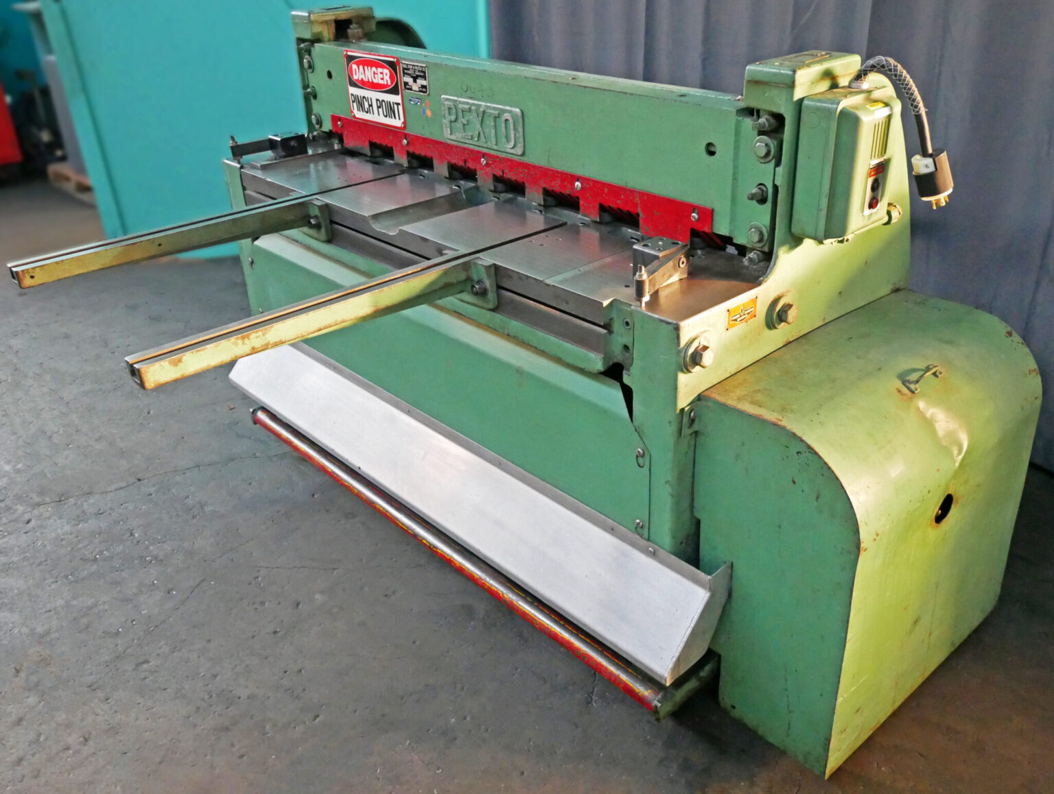Peck, Stow, & Wilcox (Pexto) 4' x 12 Gauge Power Squaring Shear, 12-U ...