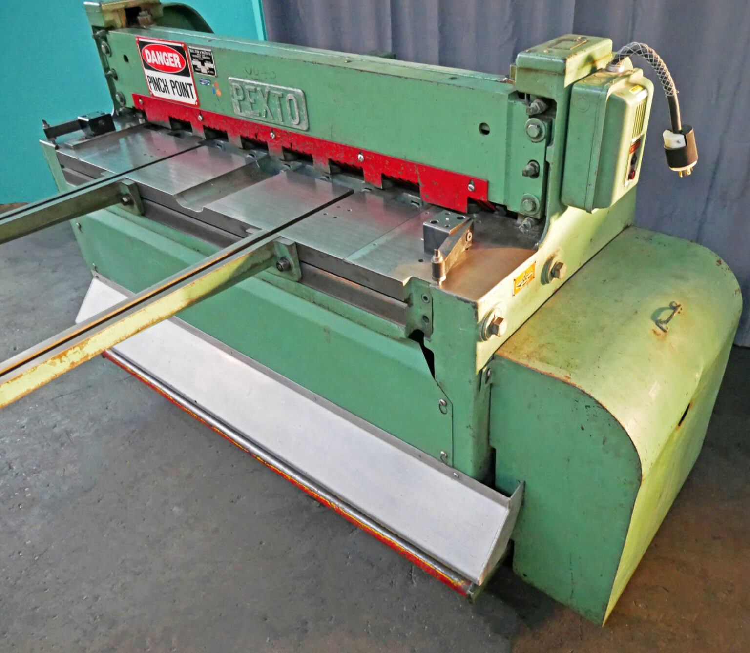 Peck, Stow, & Wilcox (Pexto) 4' x 12 Gauge Power Squaring Shear, 12-U ...